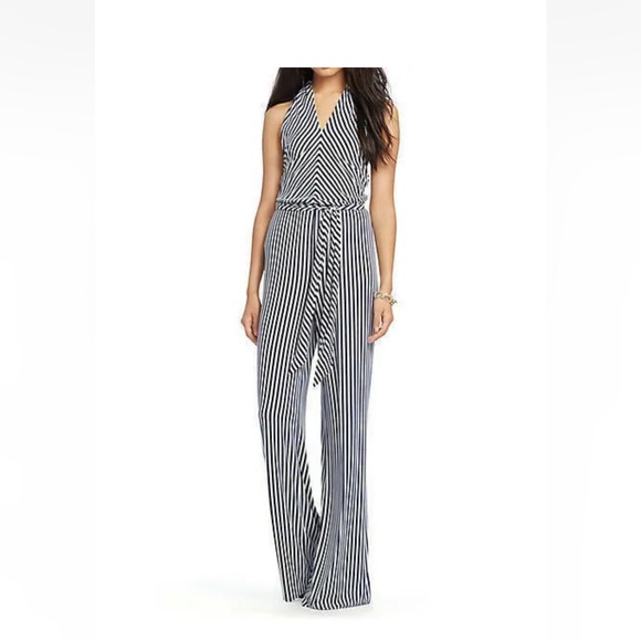 Lauren Ralph Lauren | Pants & Jumpsuits | Lauren Ralph Lauren Navy Blue White Striped Jumpsuit ...
